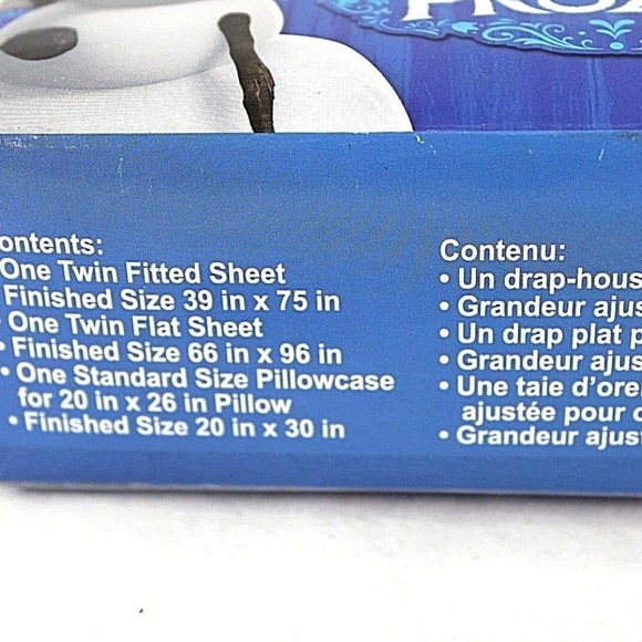 Disney | Bedding | Disney Frozen Olaf Twin Sheet Set Microfiber Ultr ...